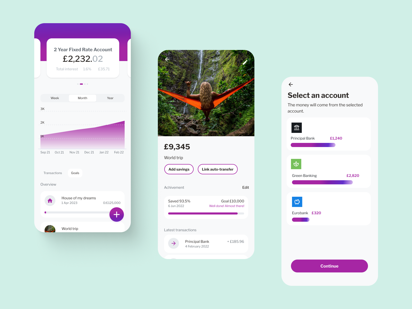 Easy savings with a smart banking app by Helena Lozano for OutSystems ...