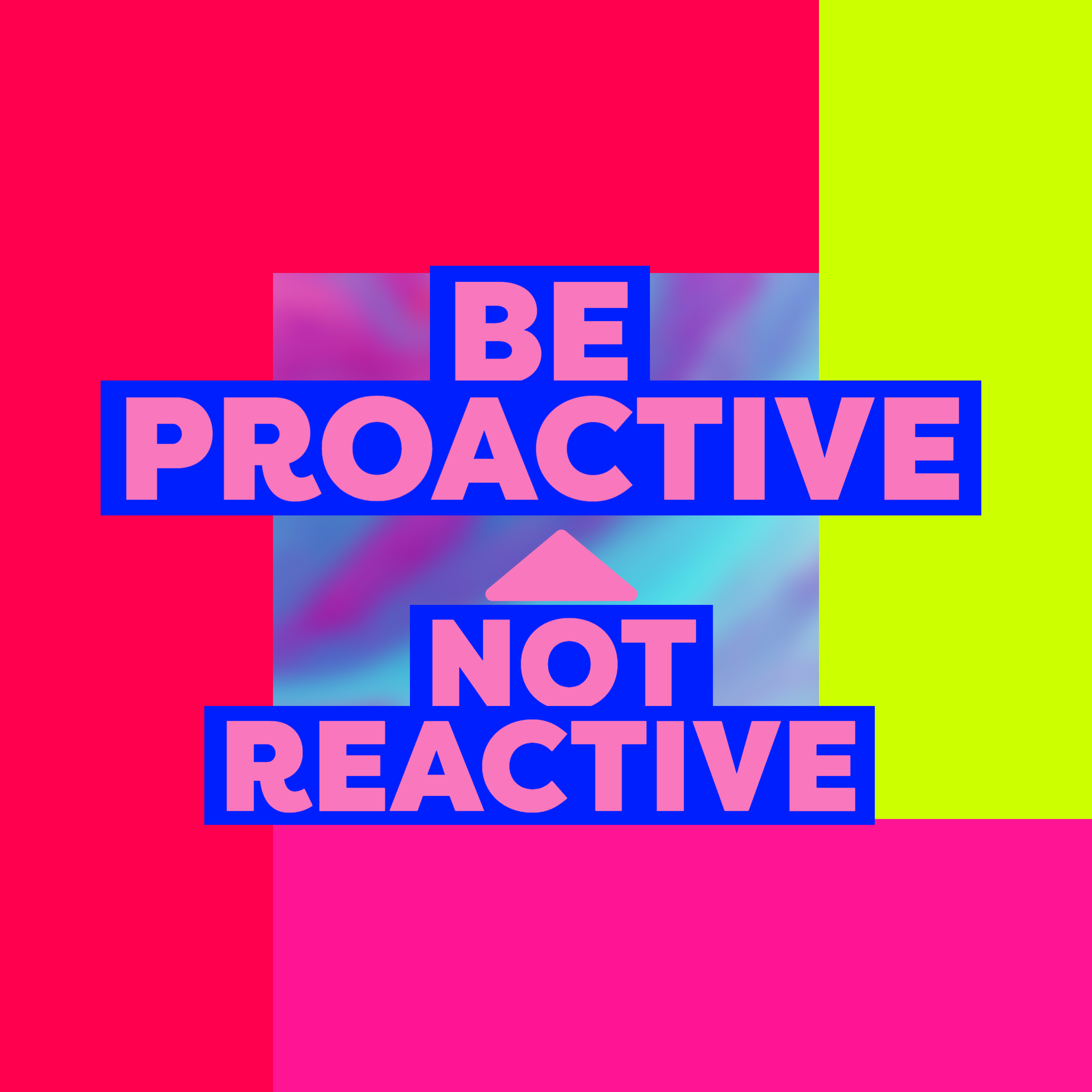 Be Proactive by Matt Vesce on Dribbble
