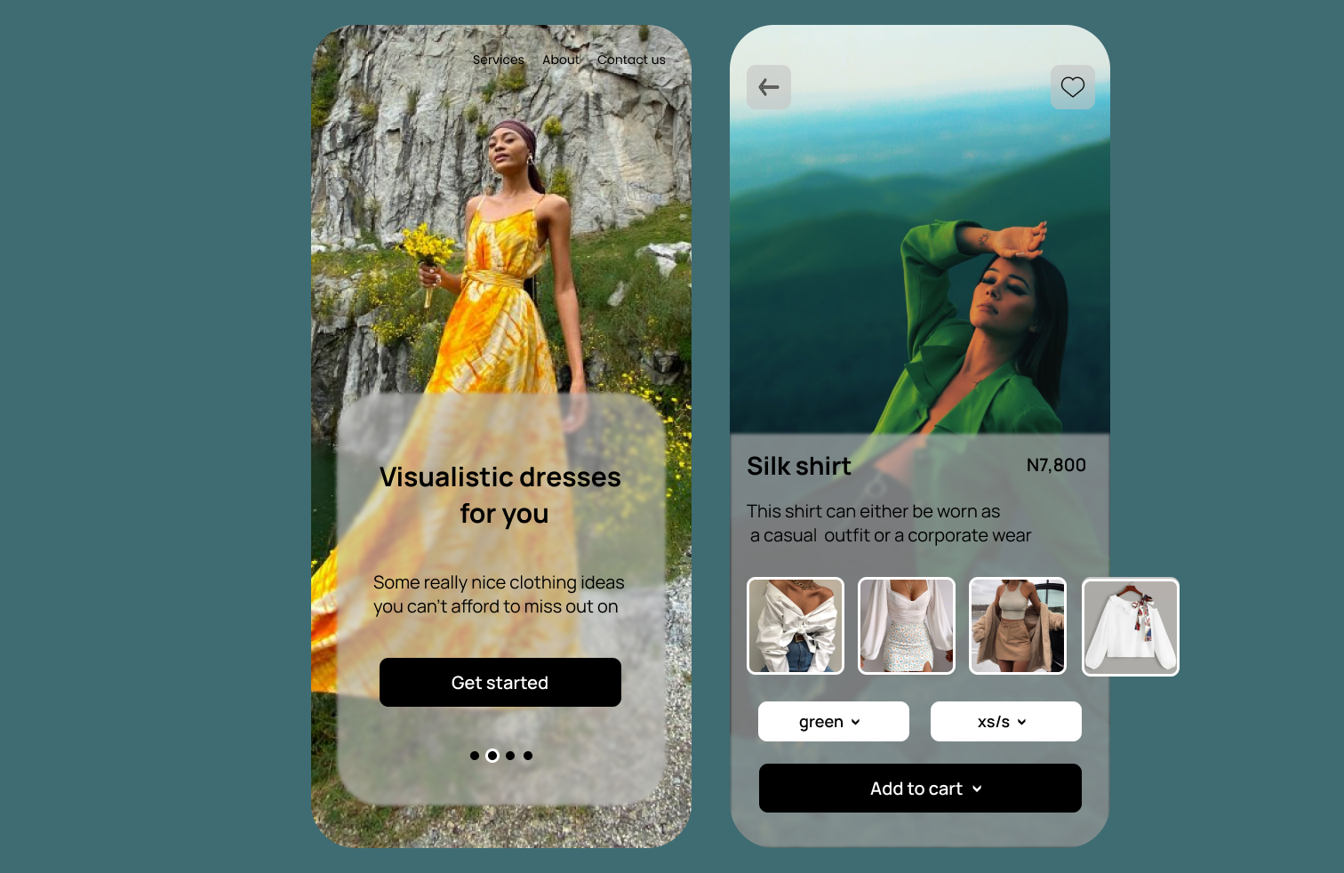 Prototype - fashion App UI Design by ofili dinma on Dribbble