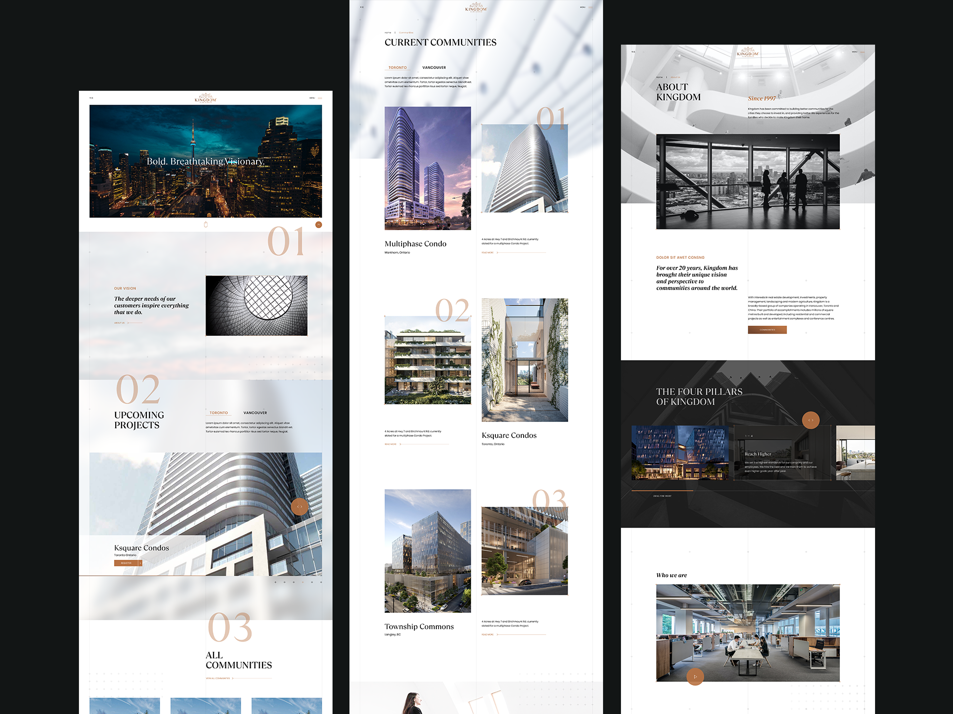 Kingdom Canada | Website Design PAGES by Vadim Coolin on Dribbble