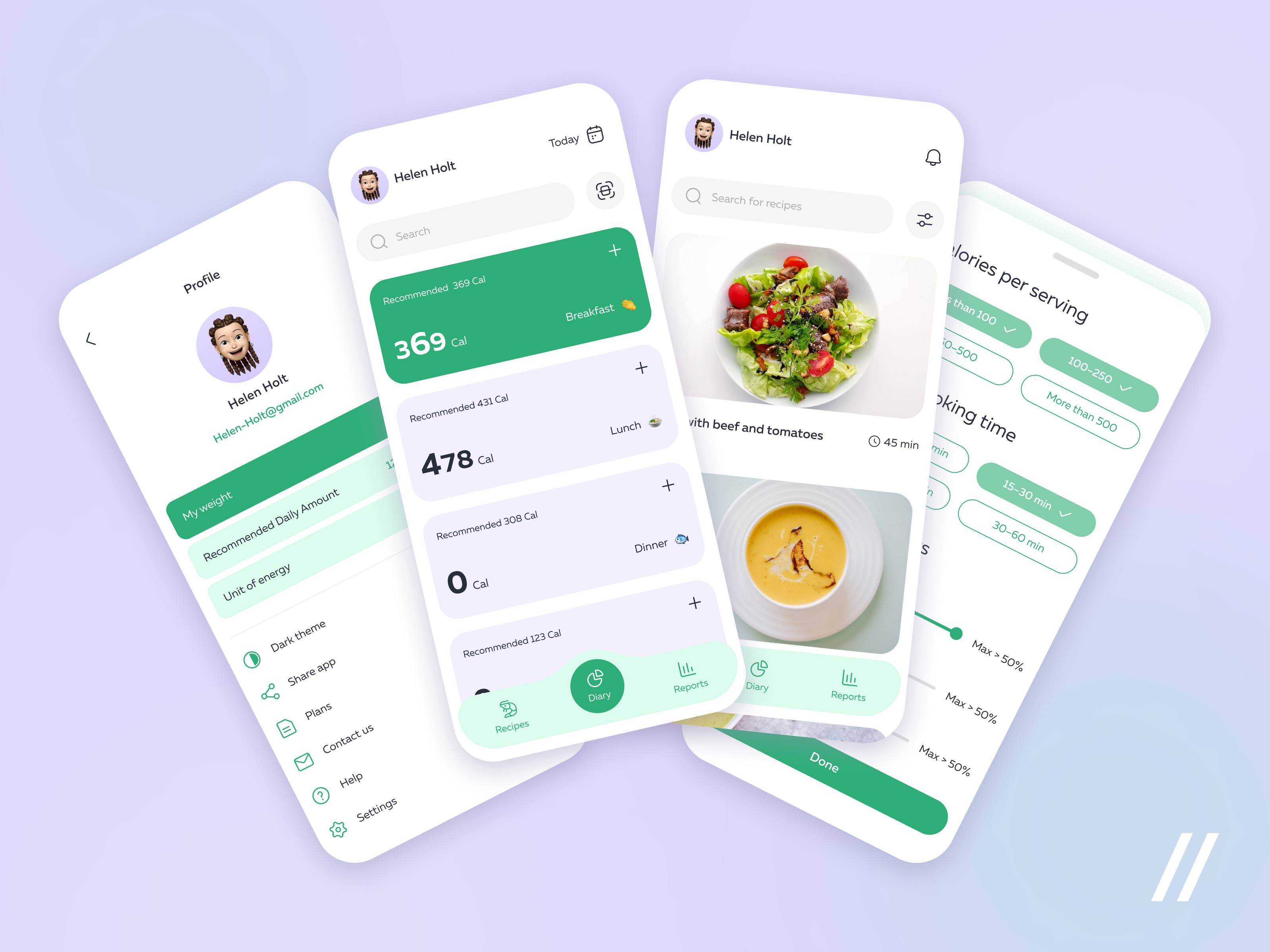 Calorie Counter App by Purrweb Agency for Purrweb UI/UX Agency on Dribbble