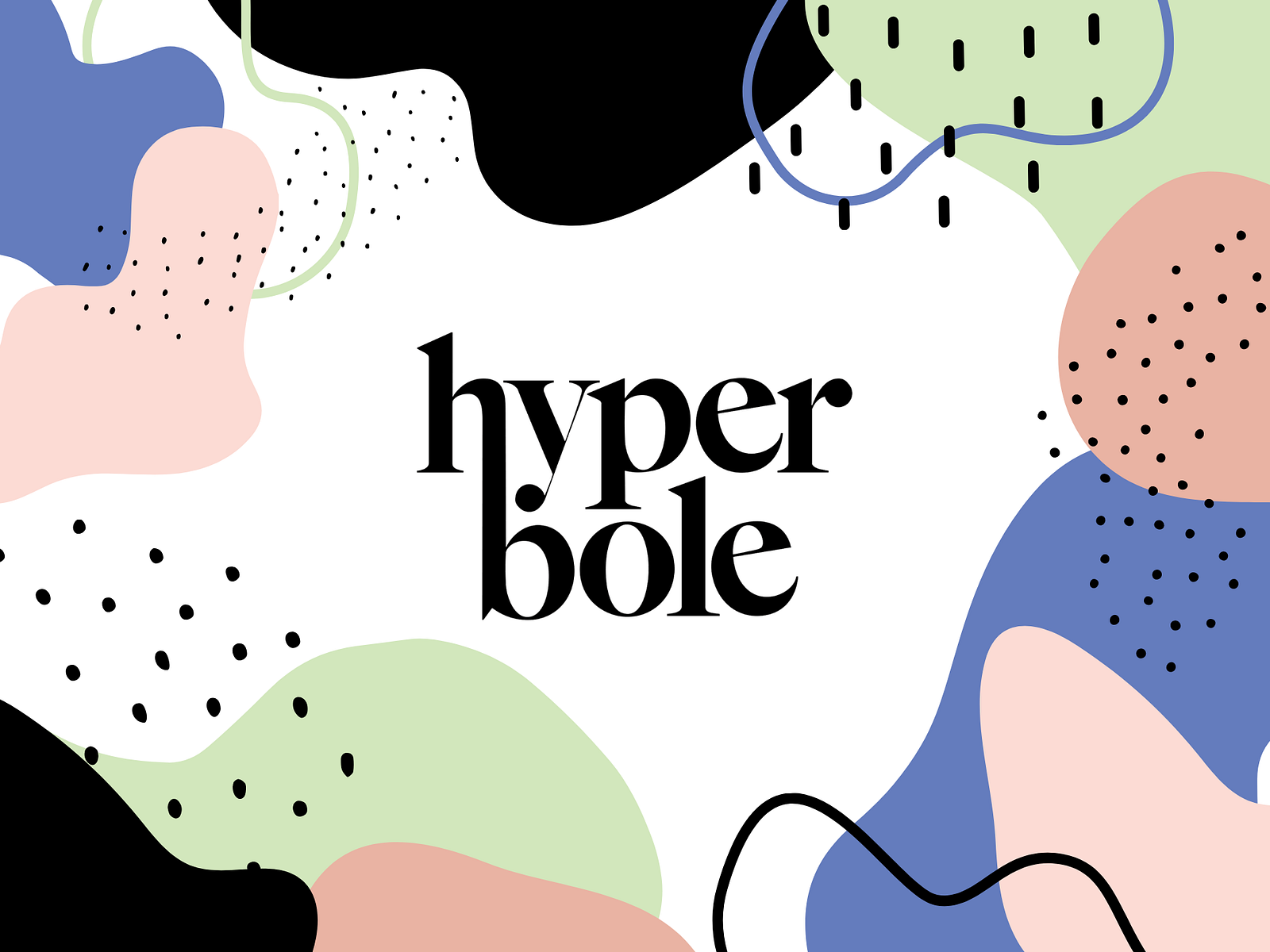 Hyperbole inc. Business and PostCards by Khalidah Carrington on Dribbble