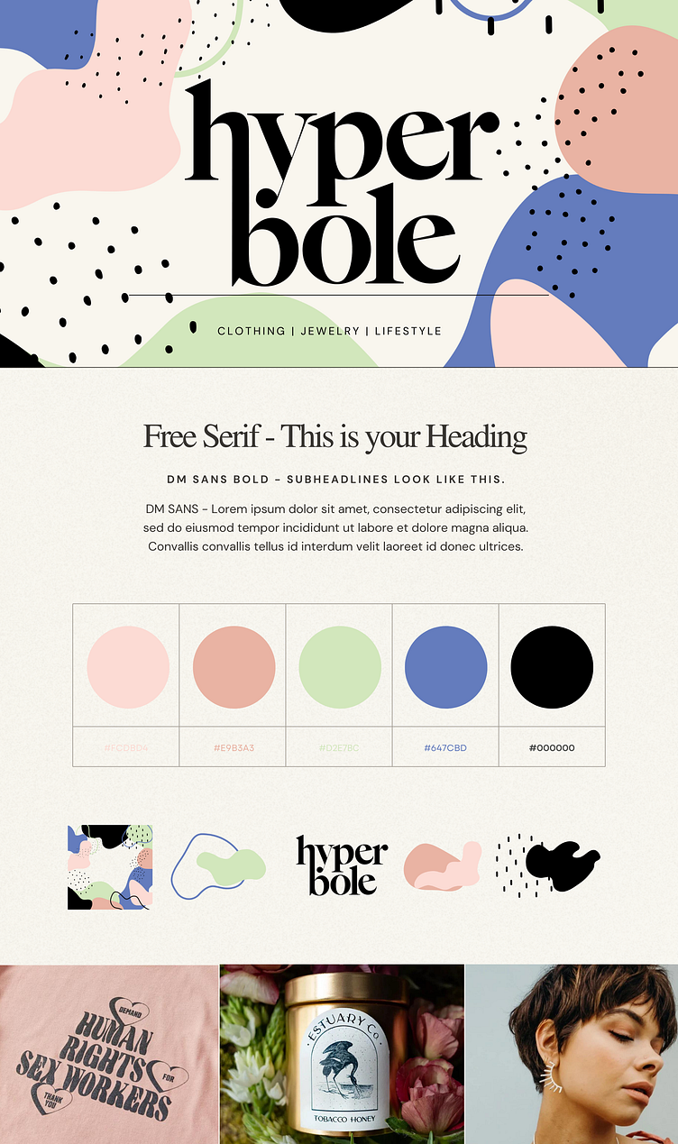 Hyperbole inc. Business and PostCards by Khalidah Carrington on Dribbble