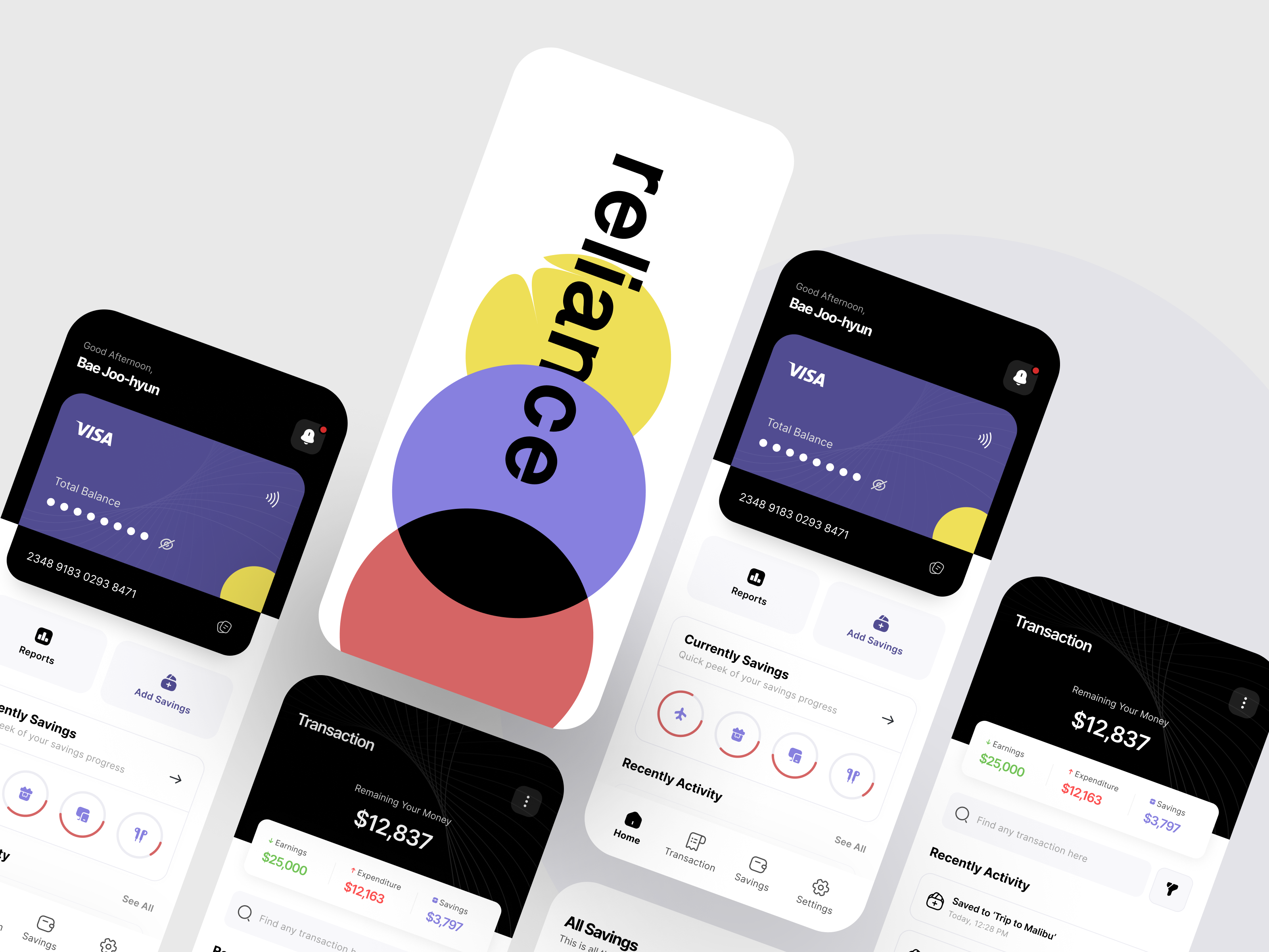 💳 Reliance • Money Savings App by Viola Primadewi on Dribbble