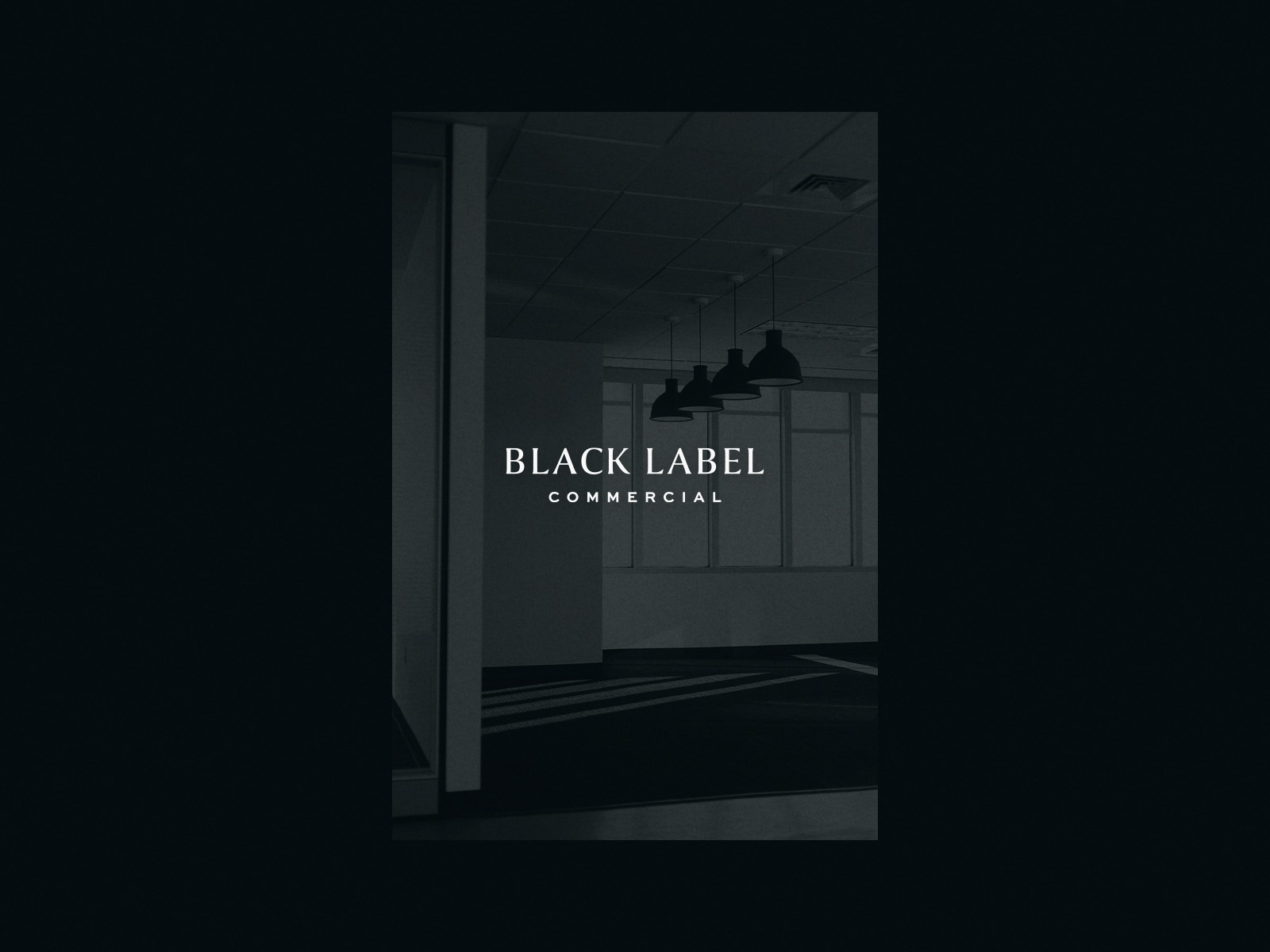 Black Label Commercial | Brand Identity by Brennan Burling on Dribbble