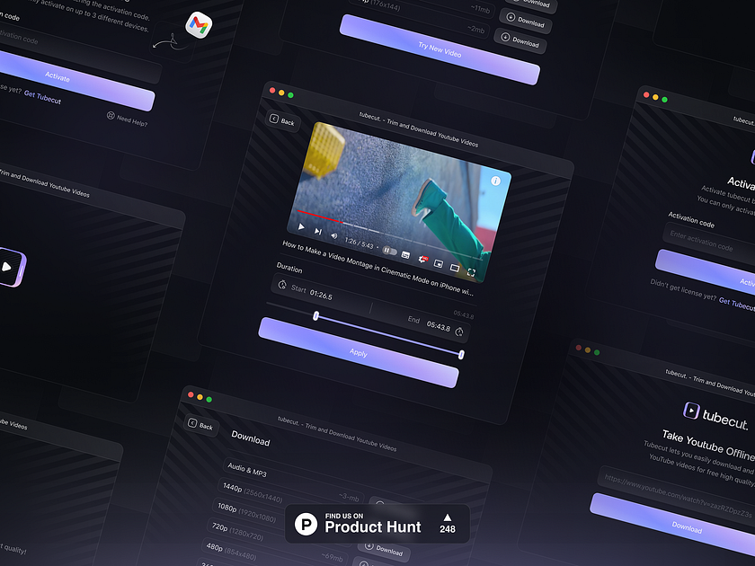 Video App designs, themes, templates and downloadable graphic elements ...