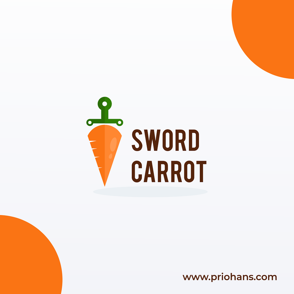 SWORD AND CARROT LOGO COMBINATION by Prio Hans on Dribbble
