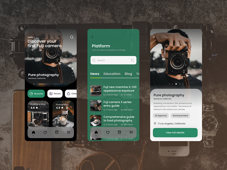 Screen App design by Amir Official on Dribbble