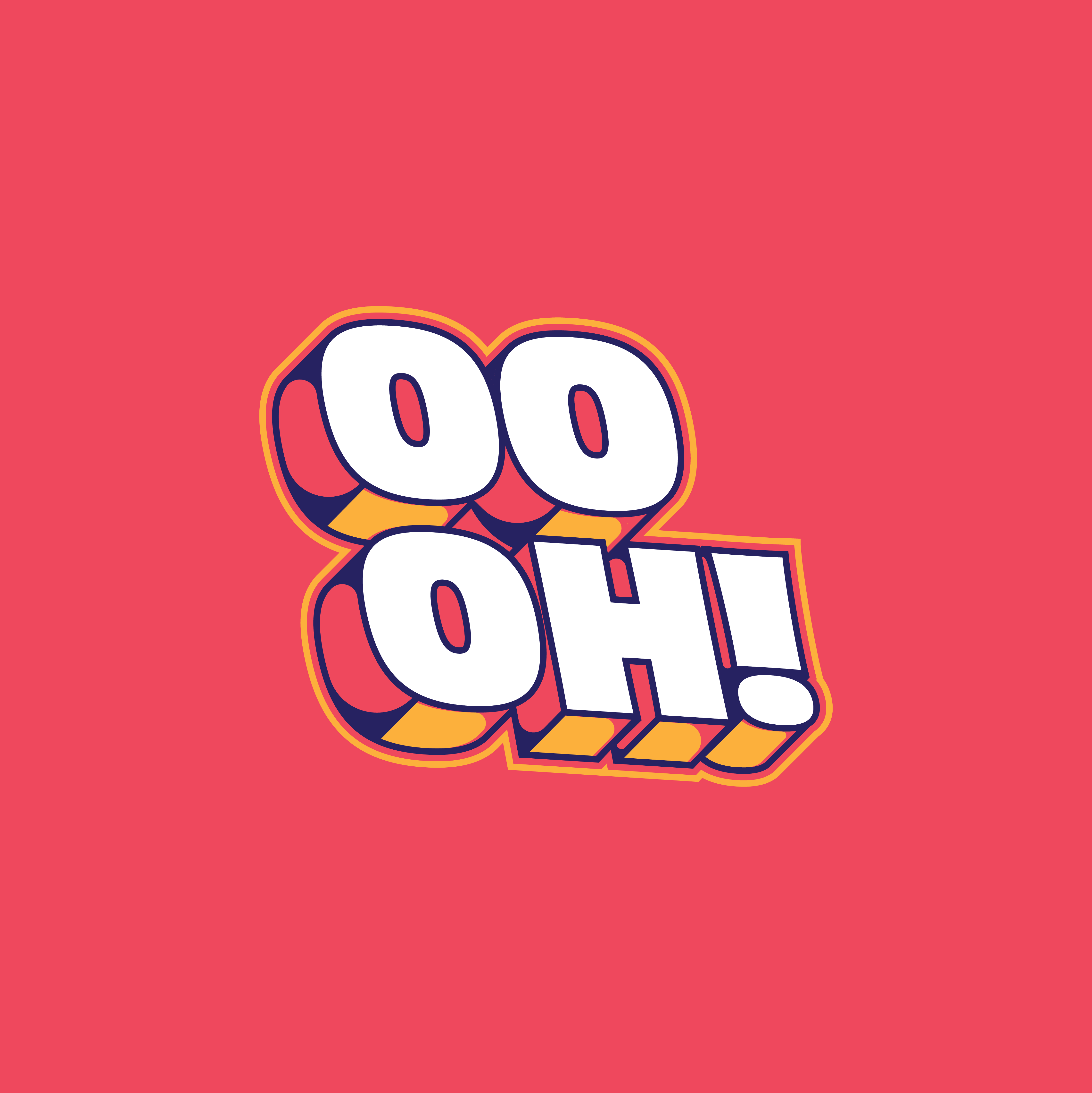 oooh! Typography by Ibrahim on Dribbble