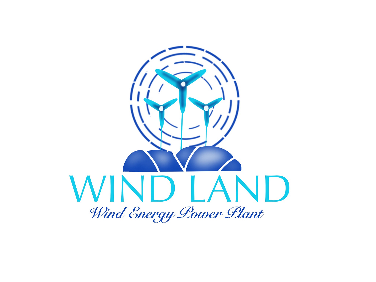 Wind land logo by Abhishek on Dribbble