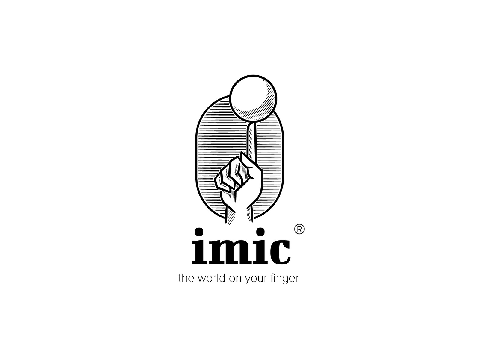 Imic Logo Design - the world on your finger by ABOUZAR MOHAMMADI on ...