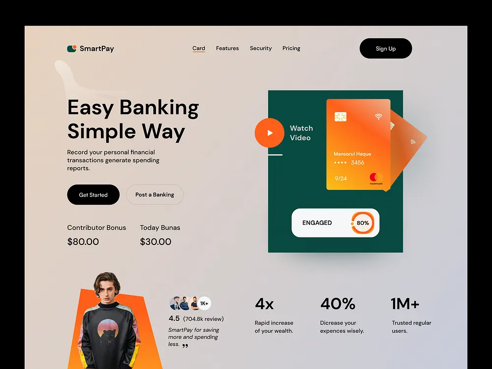 Banking Header Design designs, themes, templates and downloadable ...