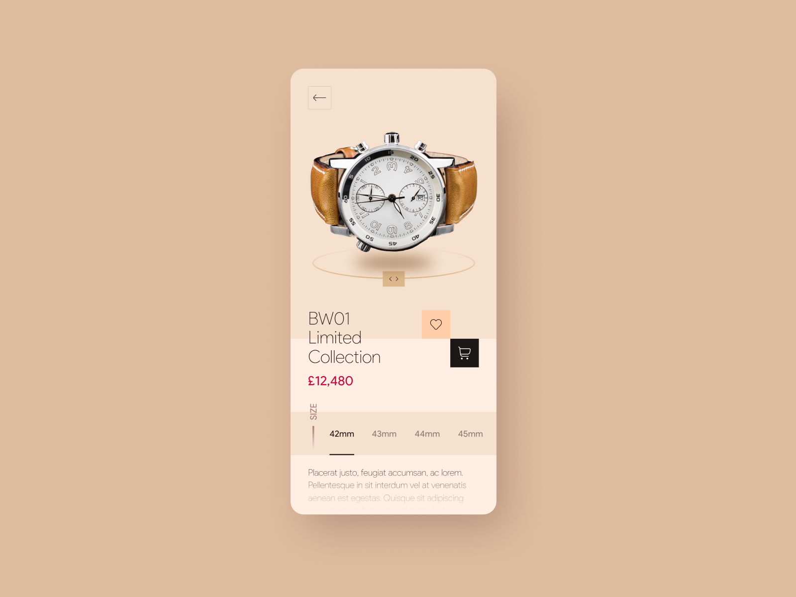 Watch E-commerce Mobile App Design by Giorgi on Dribbble