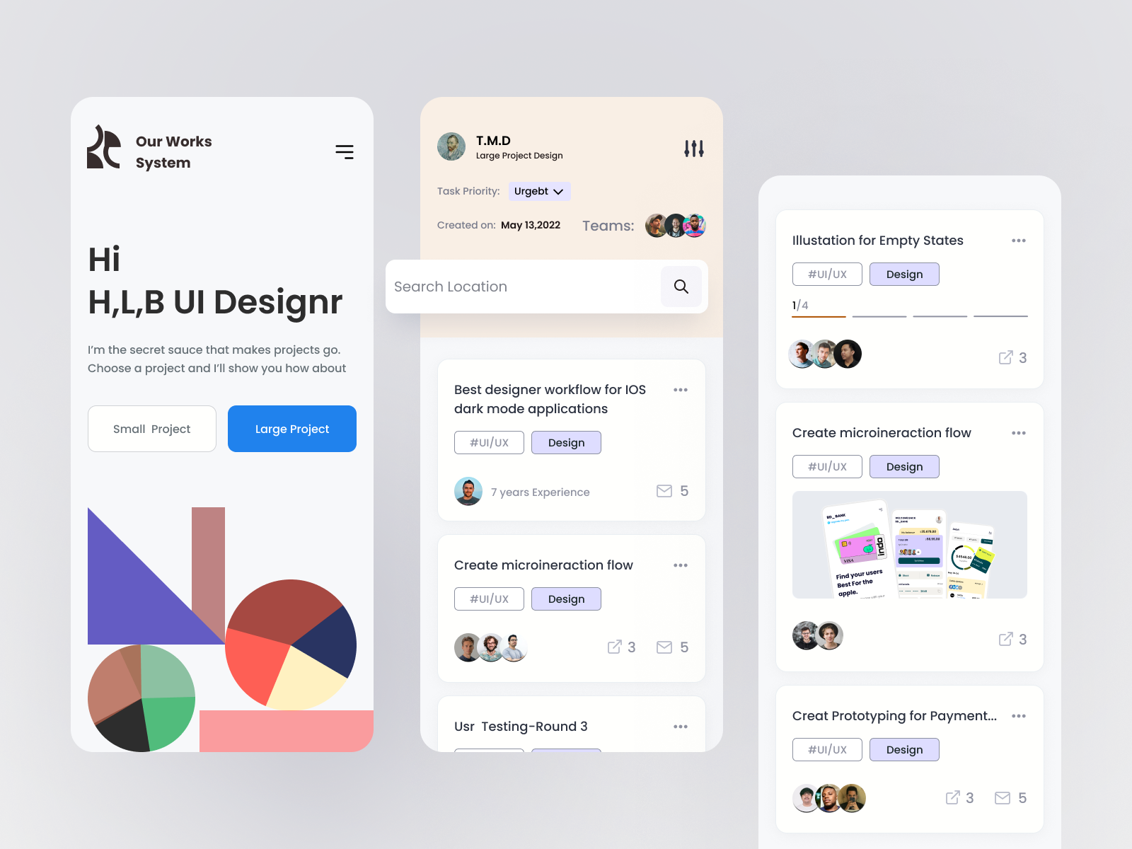 Ui/Ux Project Mobile App Design by Ahmed Tamjid on Dribbble