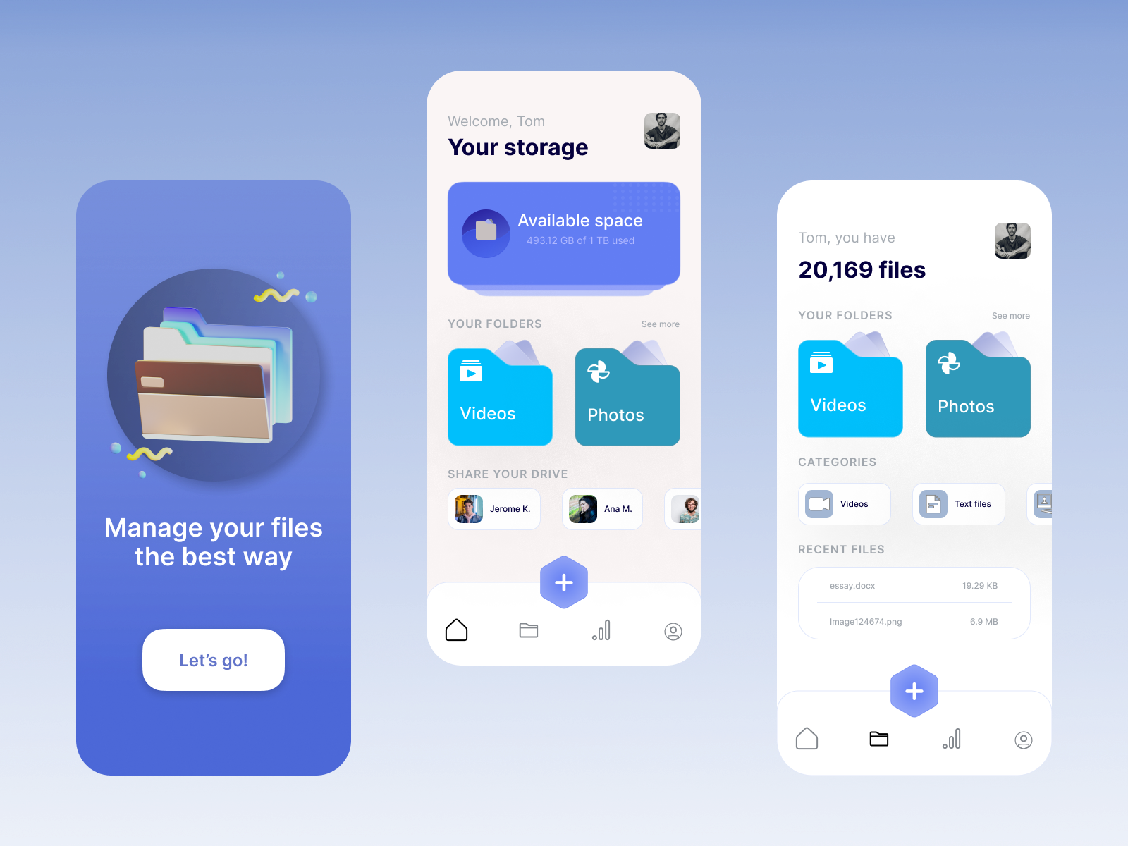 Files UI Design by Arsh Mishra on Dribbble