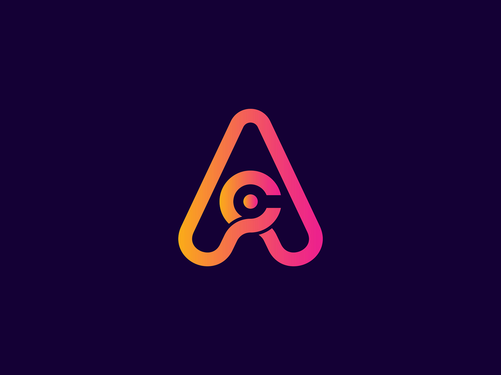 AC Modern Text Logo by Siddik.Hossain on Dribbble