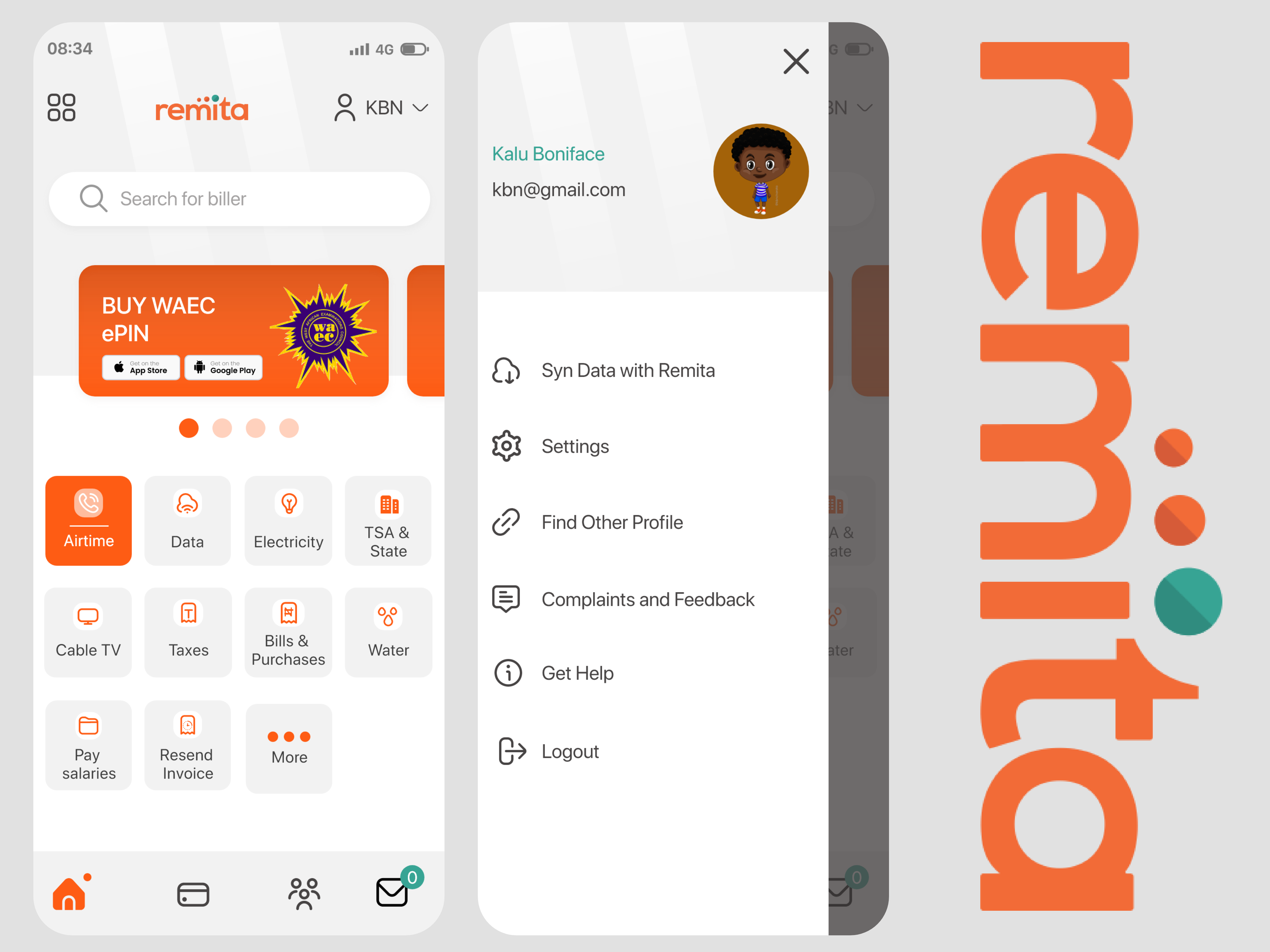 Remita Mobile UI design by KALU BONIFACE NWANKWO on Dribbble
