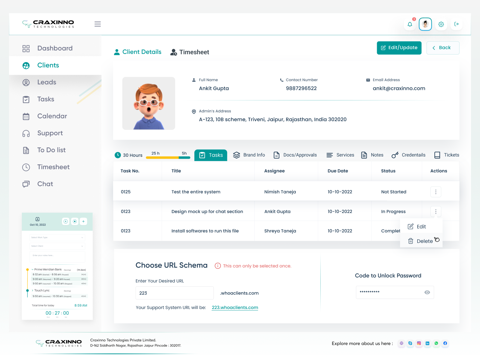 User Details Page Design by Craxinno Technologies Private Limited. on ... User Details Page Design by Craxinno Technologies Private Limited. on ...