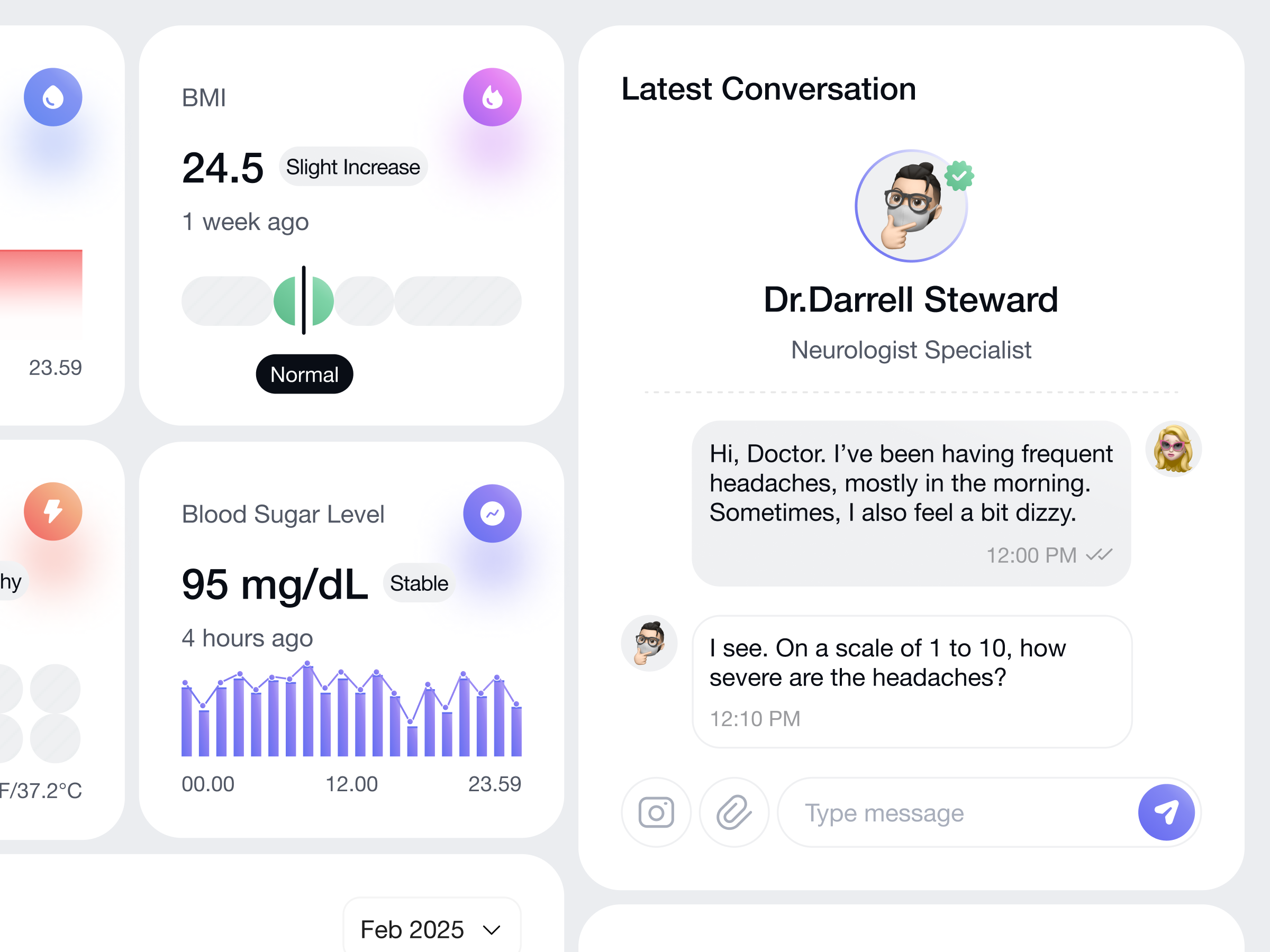Healthqoe - Sport Social Health Widget Overview by Xenity Dashboard for ...