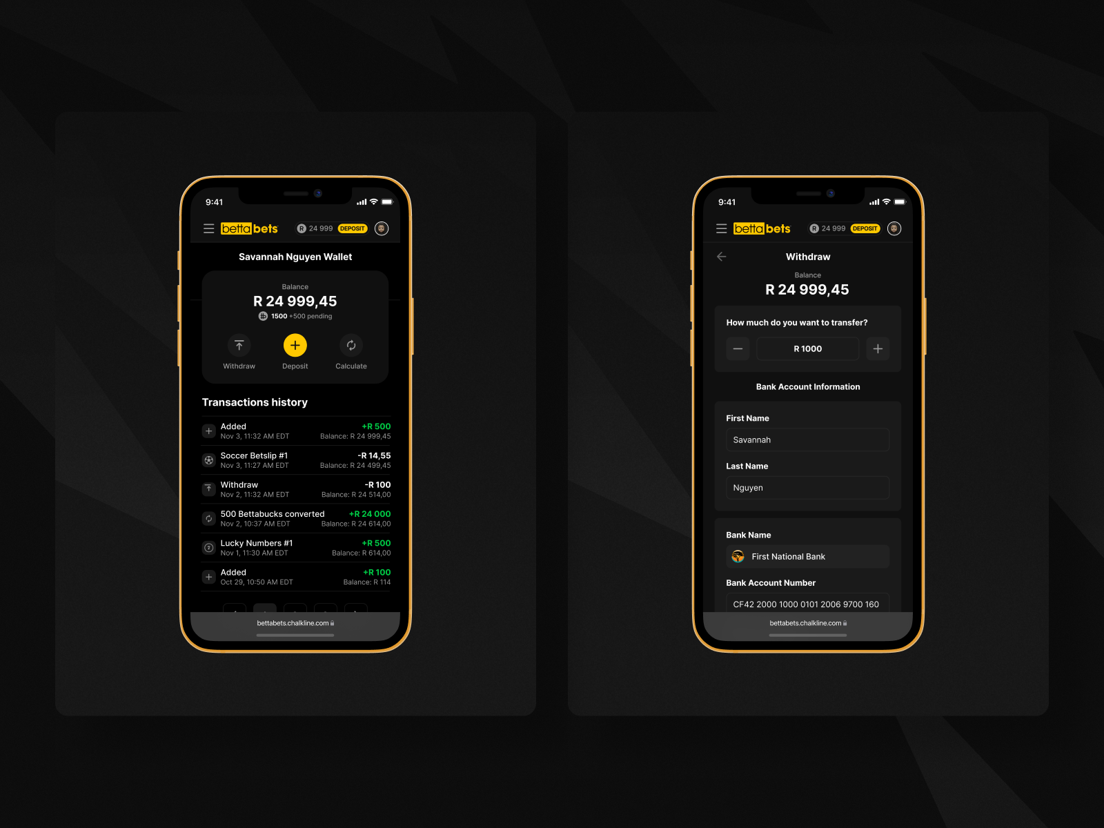 Bettabets: Profile by Flatstudio on Dribbble