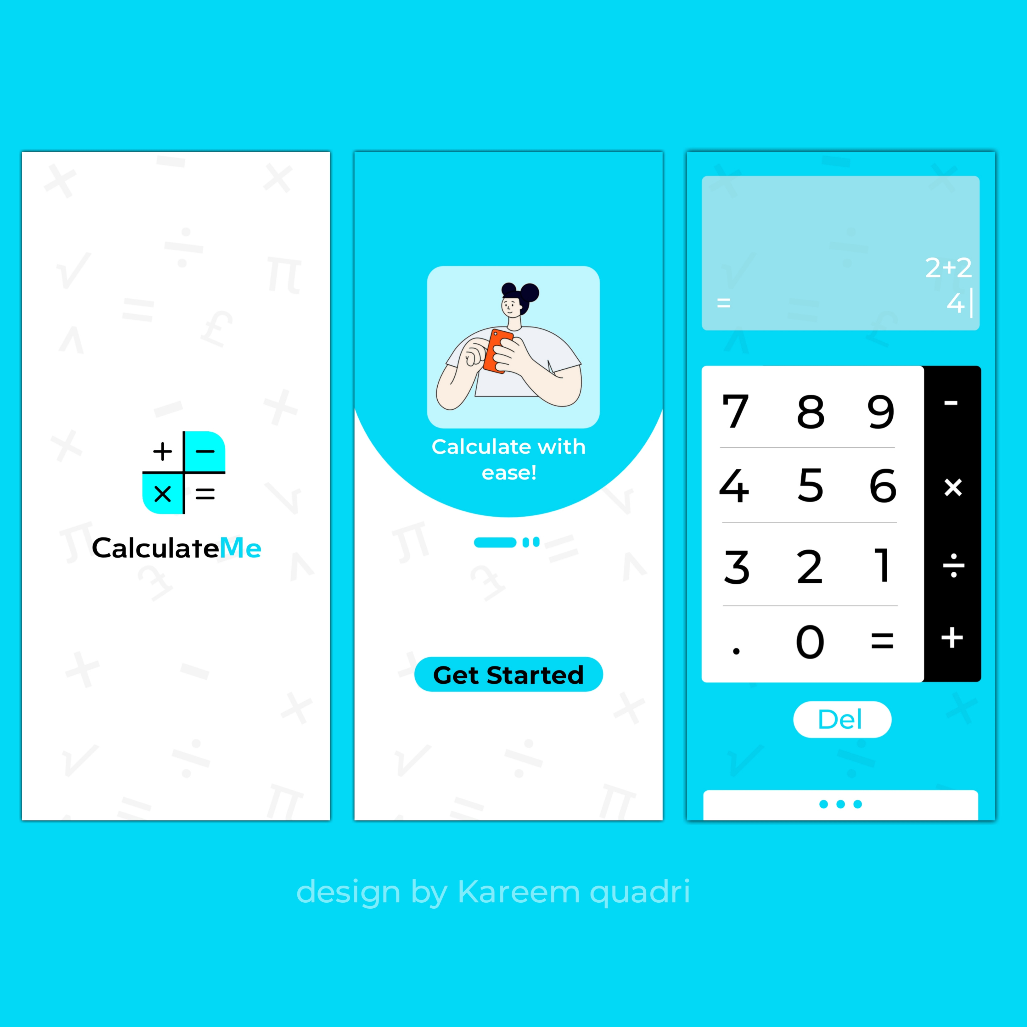 UI/UX calculator design by Kareem Quadri olanrewaju on Dribbble
