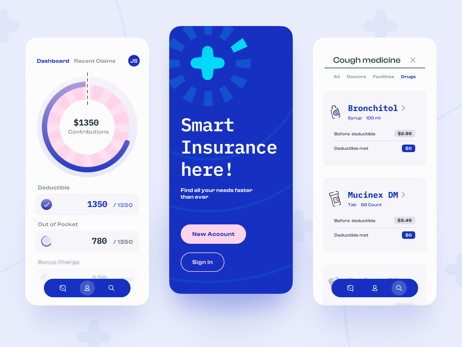 Health Insurance Mobile App design: iOS Android ux ui design by Ramotion Inc. for Ramotion on ...