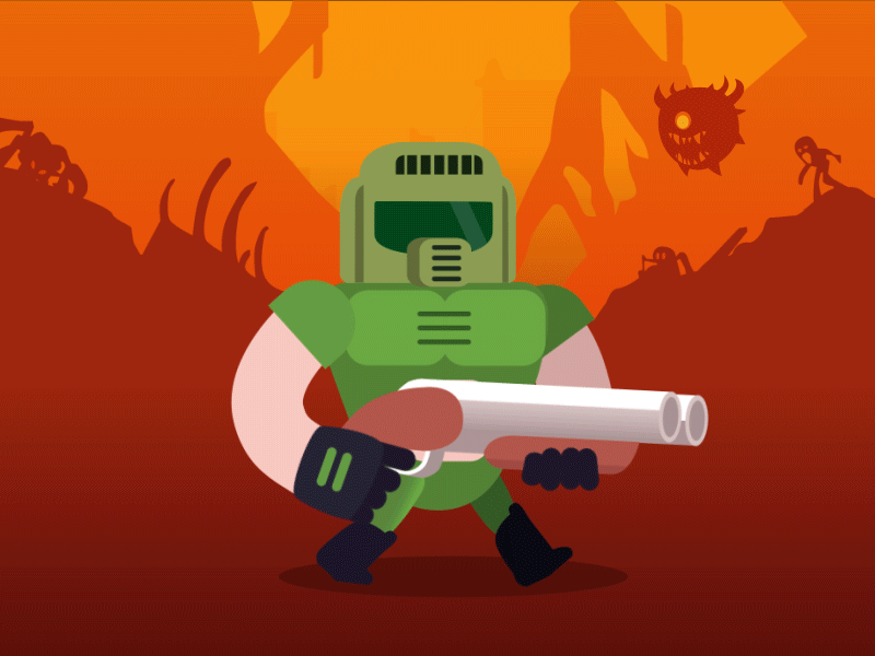 Doomguy by Александр on Dribbble