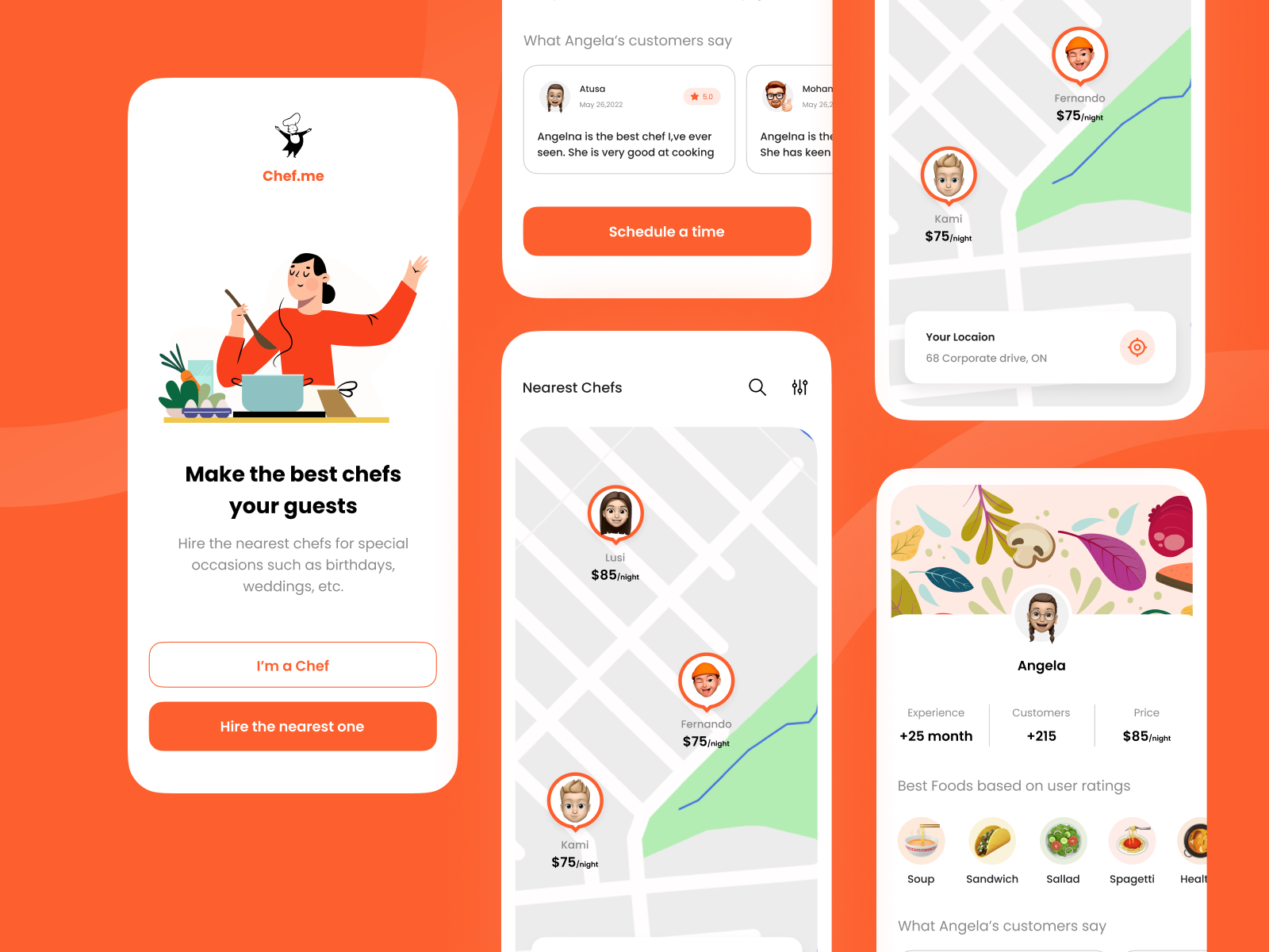 Private Chef Booking App👨‍🍳👩‍🍳 by Mod Azizi for Duxica on Dribbble