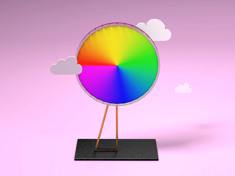 The color wheel and the clouds by Arwa Elshatanofy on Dribbble