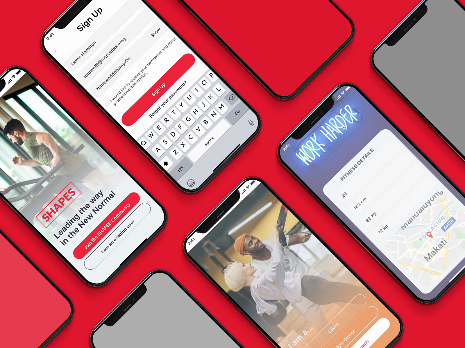 App UI Design | SHAPES by John Mazo on Dribbble