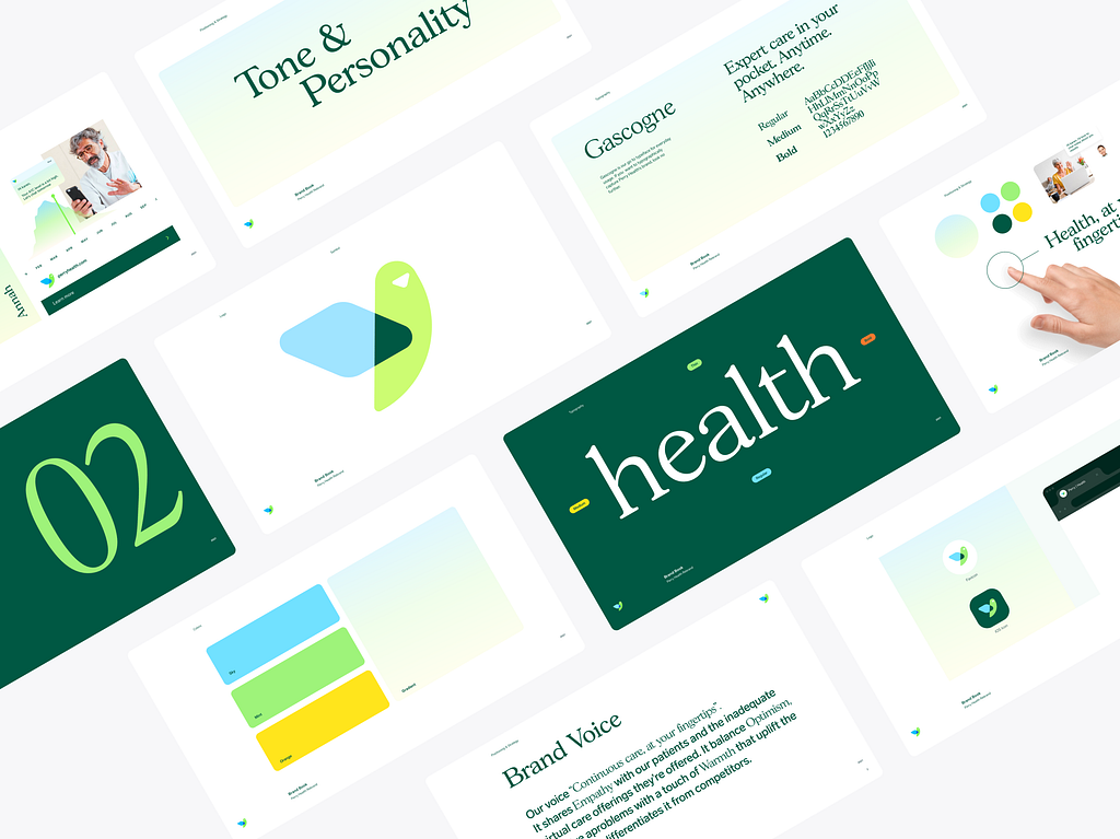Logo - Brand book for PerryHealth by Julien Renvoye for Voila on Dribbble