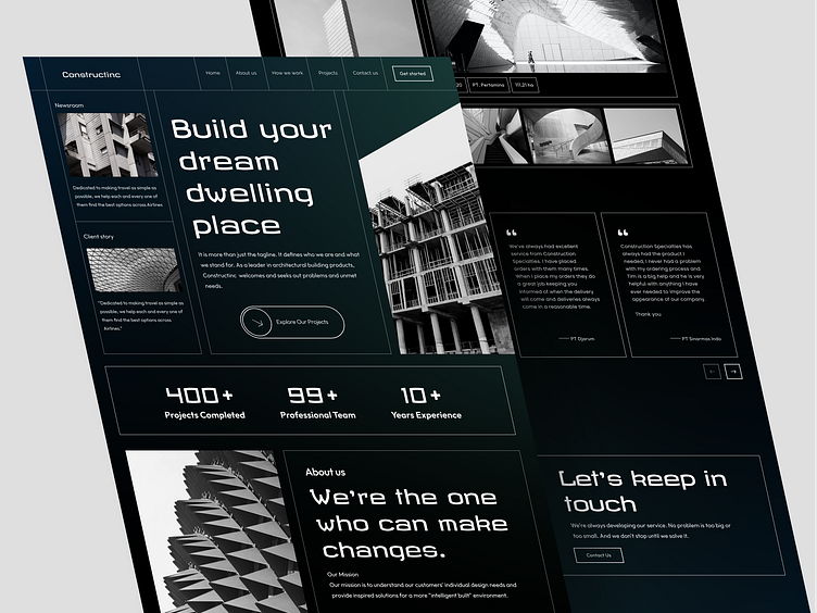 Constructinc - Construction Landing Page by Zhofran Ardyan for Hatypo ...
