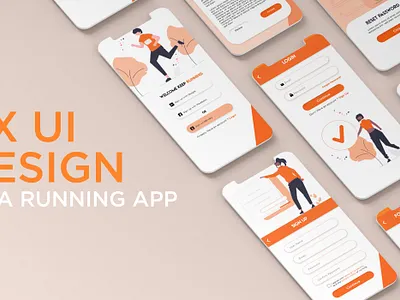 Running App Design designs, themes, templates and downloadable graphic ...