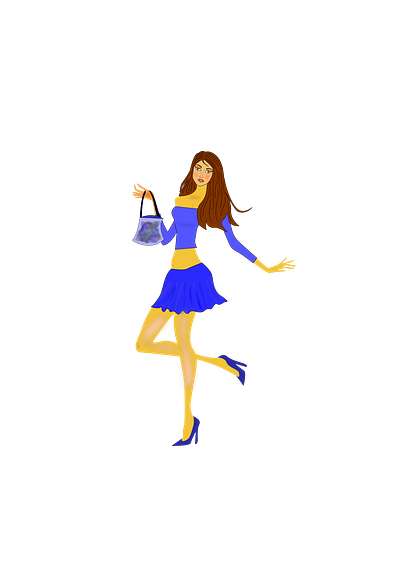 Model Illustration designs, themes, templates and downloadable graphic ...