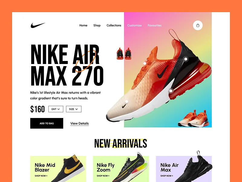 Nike Website designs, themes, templates and downloadable graphic ...
