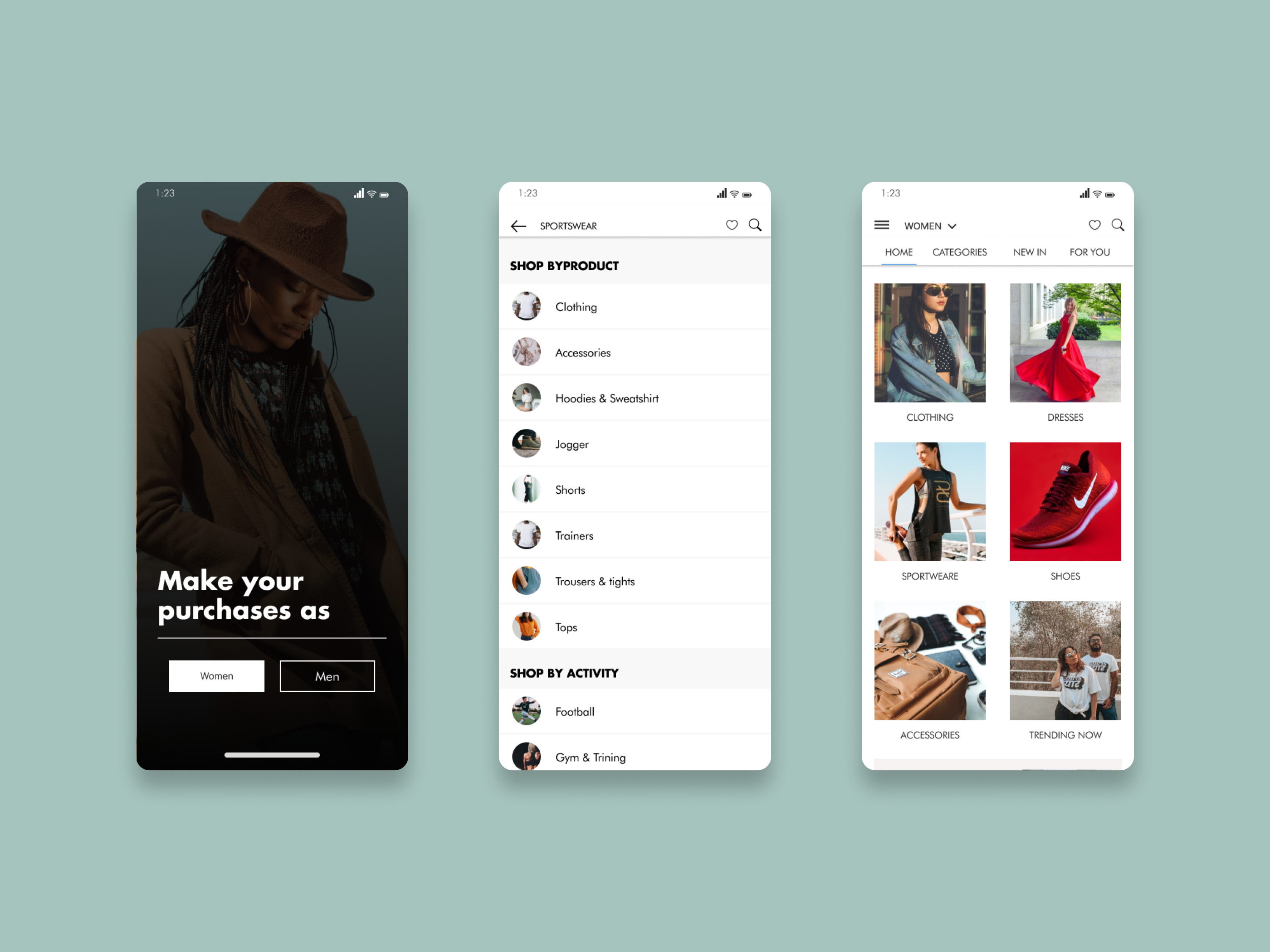 Fashion App UI Kit by Mahmoud ababneh on Dribbble