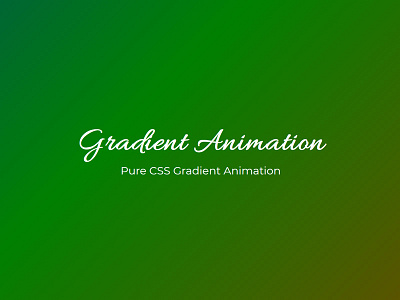 CSS Gradient Background Animation by codingflicks on Dribbble