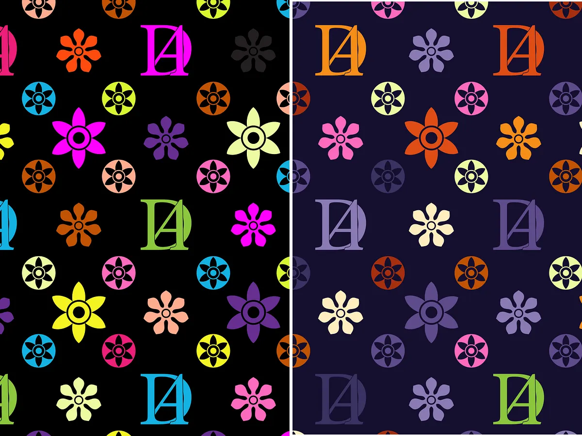 Monogram Pattern designs, themes, templates and downloadable graphic ...