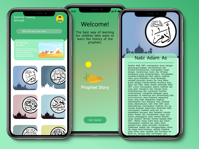 Prophet's Story App by Fawaz Al Fajr on Dribbble