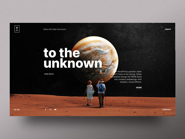 Artistic Parallax Slider for Wordpress by Slider Revolution on Dribbble Artistic Parallax Slider for Wordpress by Slider Revolution on Dribbble