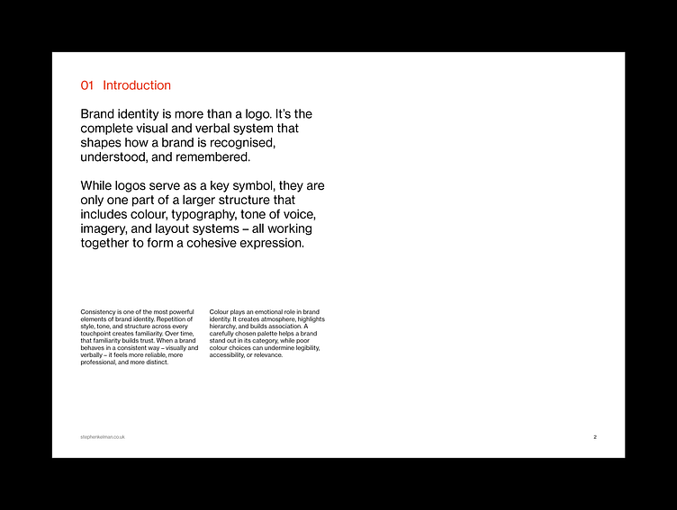 Brand Identity Guidelines Grid System – A4 Landscape by Stephen Kelman ...