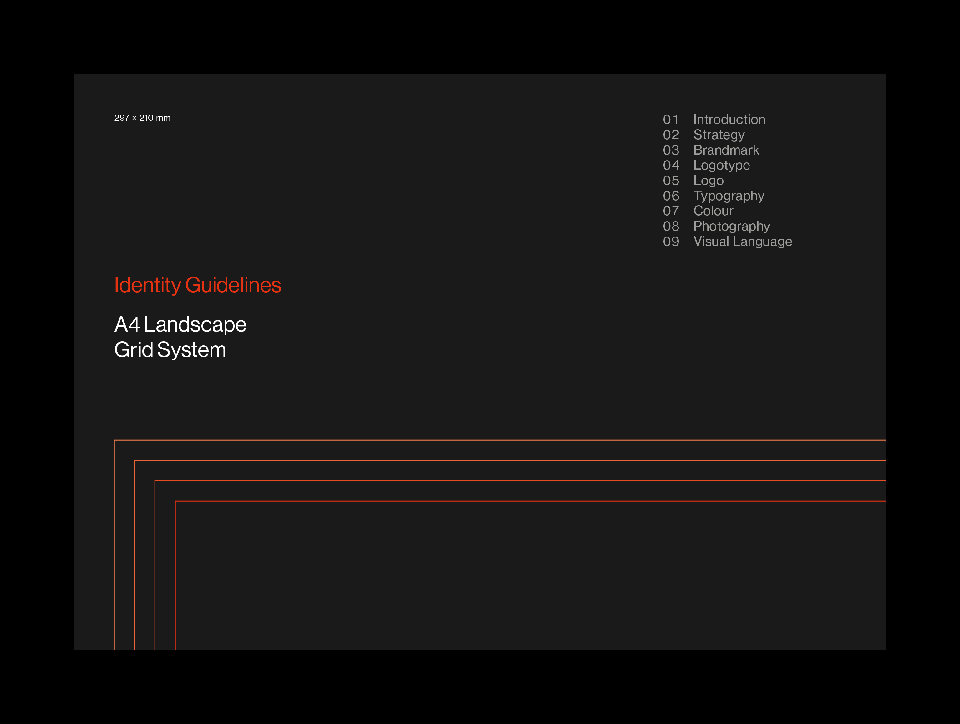 Brand Identity Guidelines Grid System – A4 Landscape by Stephen Kelman ...