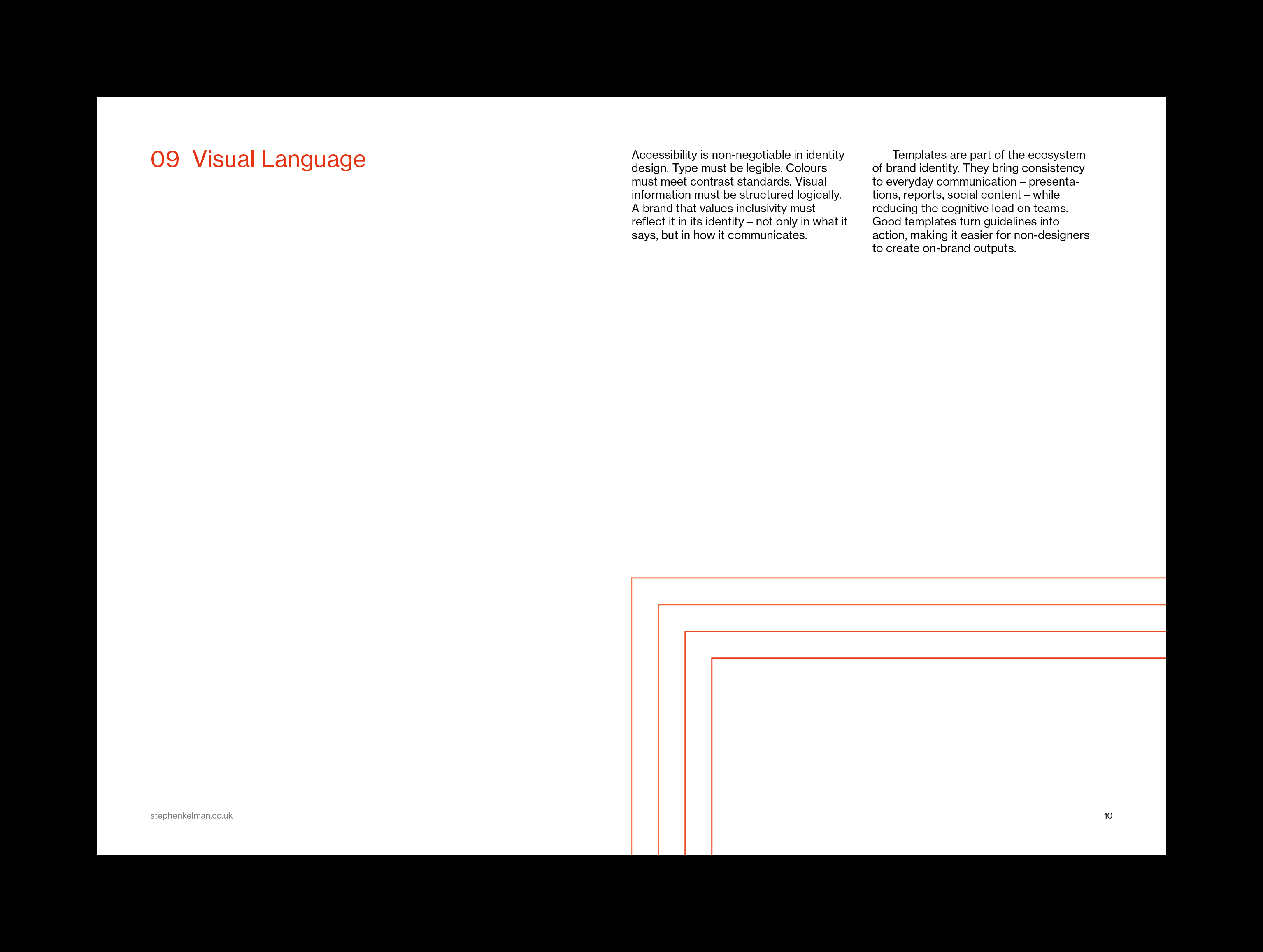 Brand Identity Guidelines Grid System – A4 Landscape by Stephen Kelman ...