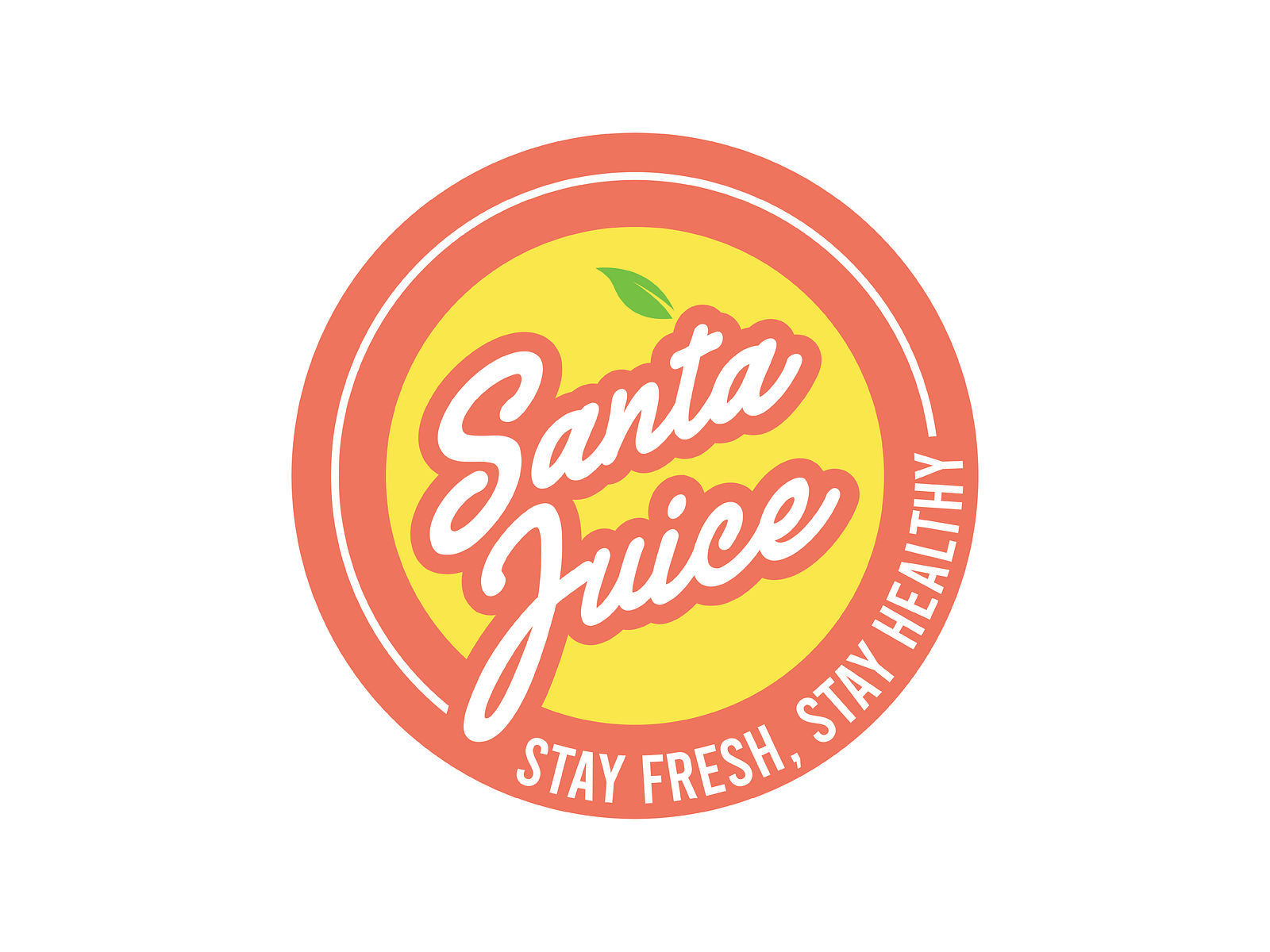 Graphic Design - Logo - Santa Juice by Ananda Farid Reviansya on Dribbble