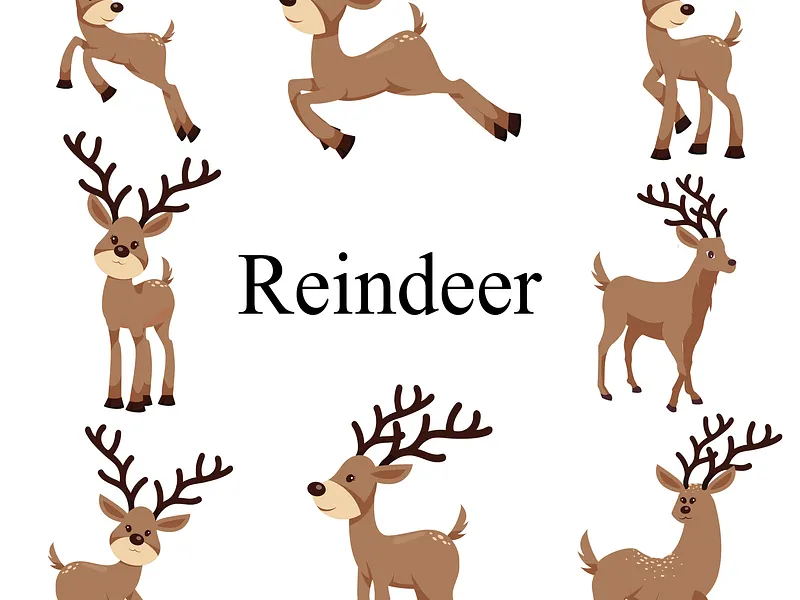 Digital Reindeer designs, themes, templates and downloadable graphic ...