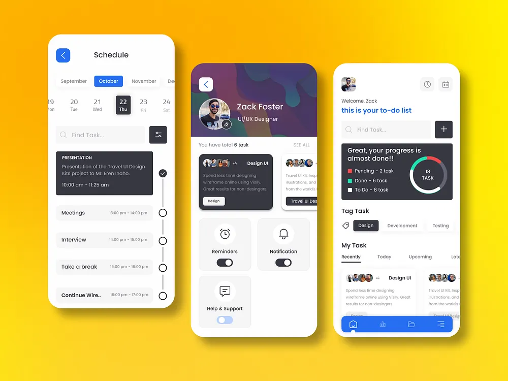 Flutter App designs, themes, templates and downloadable graphic ...