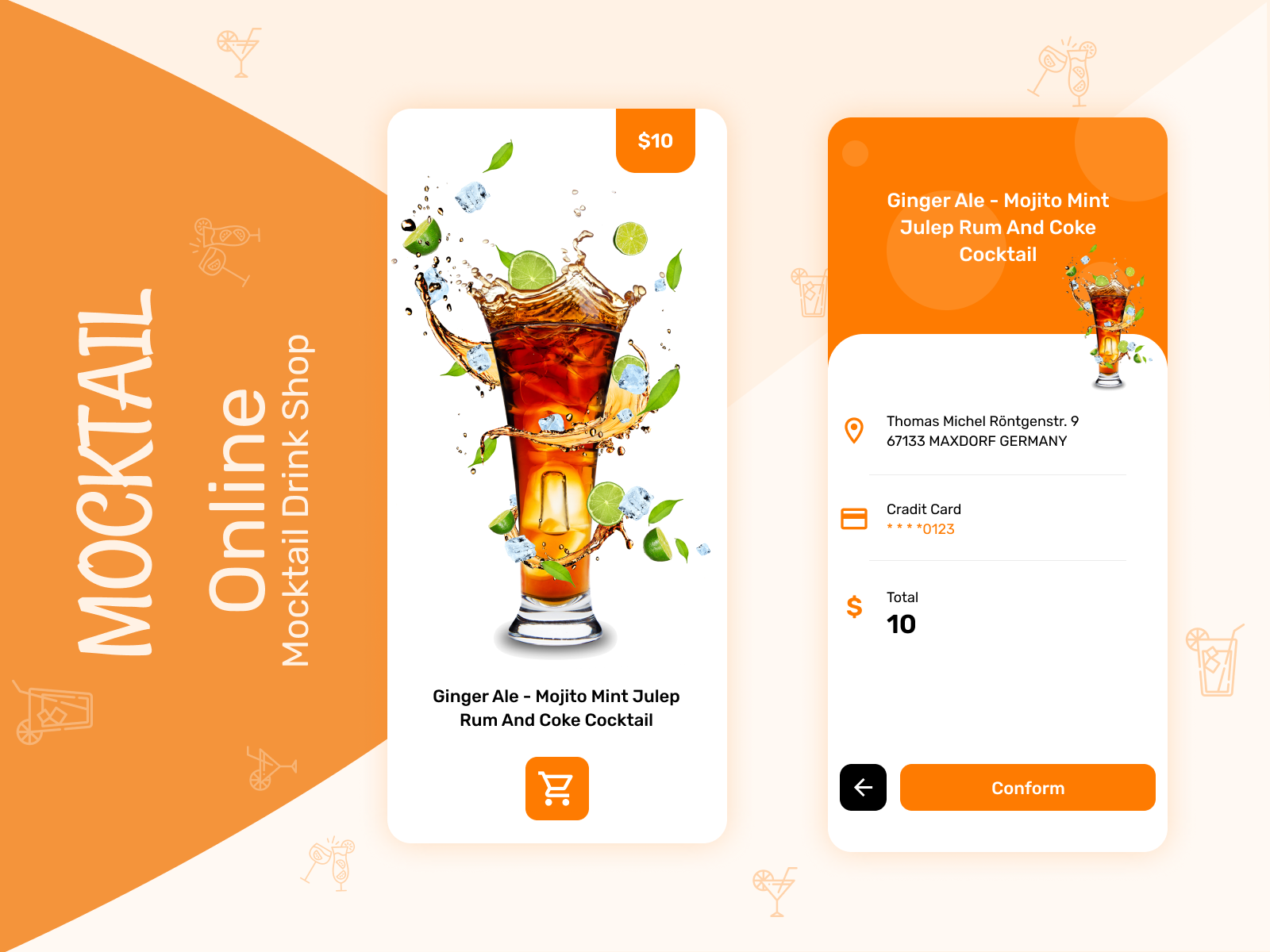 Online Mocktail Drink Shop by Rajesh Mandaviya on Dribbble