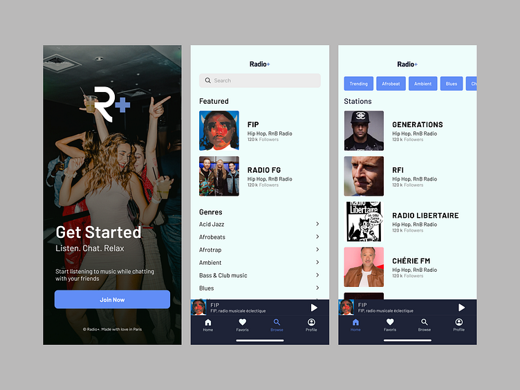 Radio App By Dario Daoud On Dribbble