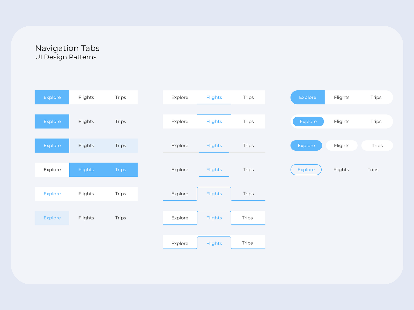 Navigation Tabs by Artur Makaryan on Dribbble