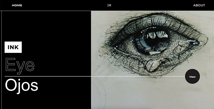 UI - Artist Portfolio by Adalida Baca on Dribbble